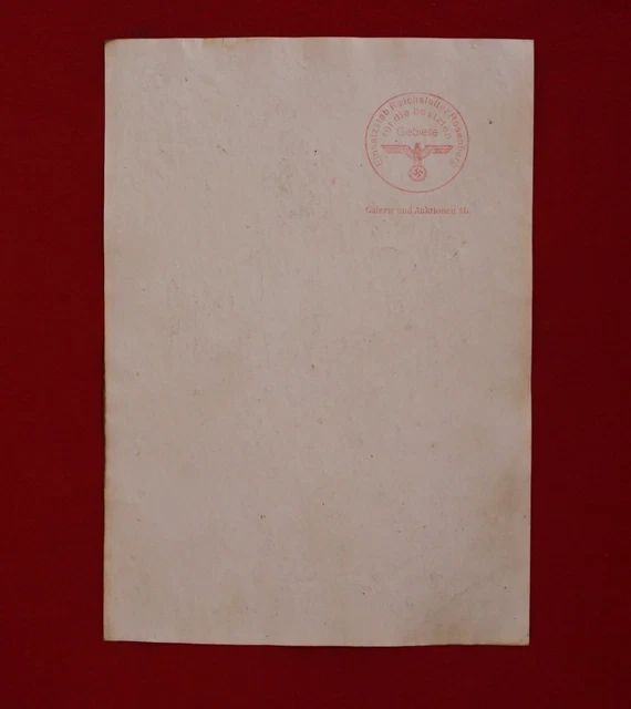 ADOLF HITLER (HANDMADE) Mixed Media on Paper Painting signed and ...