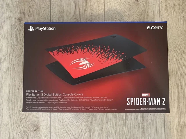 MARVEL SPIDER-MAN 2 Limited Edition PlayStation 5 DIGITAL Console Cover ...