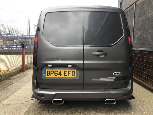FORD TRANSIT CUSTOM Built Stainless Steel Exhaust System Fitted Back ...