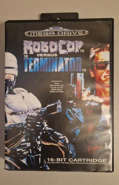 SEGA MEGA DRIVE Robocop Vs Terminator Game In Case £24.00 - PicClick UK