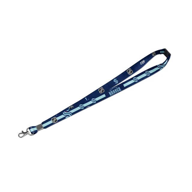 SEATTLE KRAKEN NHL Hockey Team Logo Collectors Lanyard Keychain Keys ...