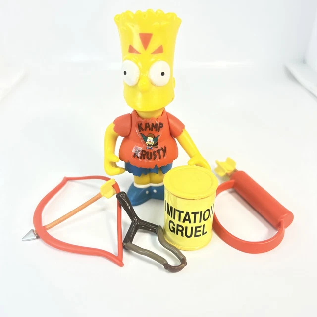 PLAYMATES THE SIMPSONS KAMP KRUSTY BART SIMPSON FIGURE World of ...
