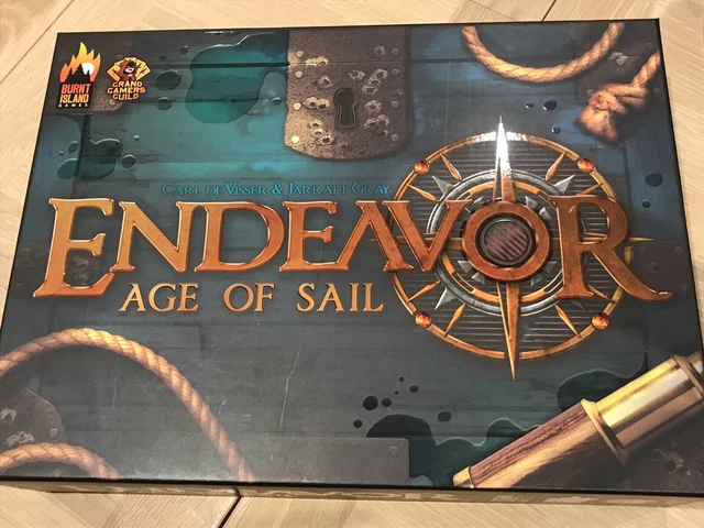 ENDEAVOUR AGE OF Sail Board Game Kickstarter Commodore Edition £58.00 ...