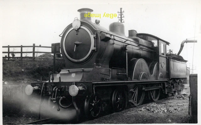 PHOTO 6X4 RAILWAY GER T19 4-4-0 Steam Engine 719 unknown location c1910 ...