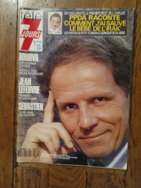 MAGAZINE TÉLÉ 7 jours de 1990 - PPDA EUR 5,00 - PicClick FR