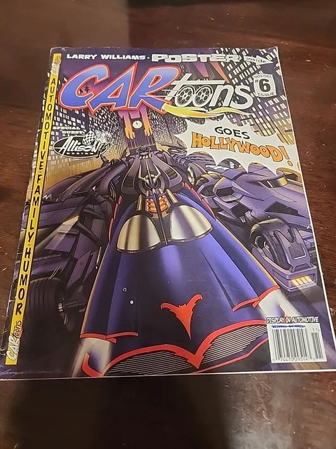 CARTOONS CAR TOONS MAGAZINE 6 AUTOMOTIVE HUMOR Larry Williams Batmobile ...