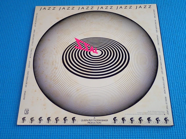 QUEEN LP JAZZ w/Poster, Promo Autographed Sheet 1978 Japan P-10601E OBI ...