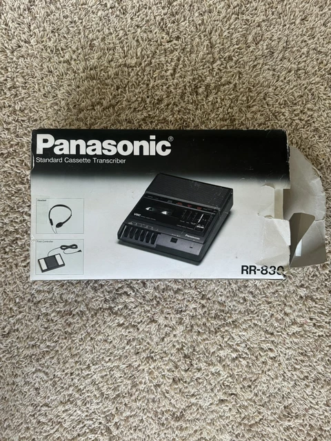 PANASONIC RR-830 DESKTOP Cassette Transcriber / Recorder *Read ...