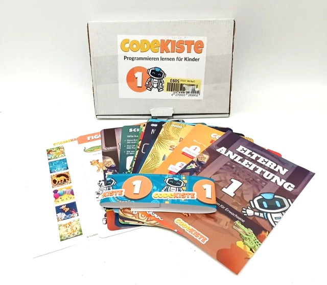CODEKISTE 1 PROGRAMMIEREN Für Kinder Tiere Programmieren lernen 1 Karte ...