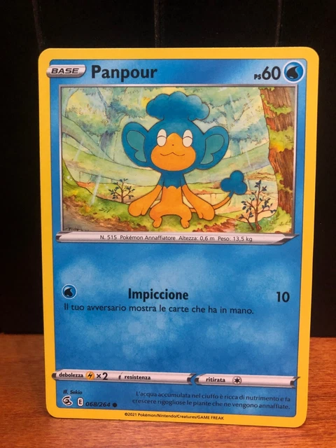 CARTA POKEMON PANPOUR 068/264 Colpo Fusione 2021 Italiano Nuovo EUR 1 ...