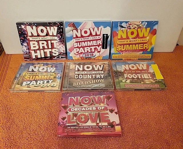 NOW THAT’S WHAT I Call Music Bundle - 7 X Original CD Albums - NEW ...
