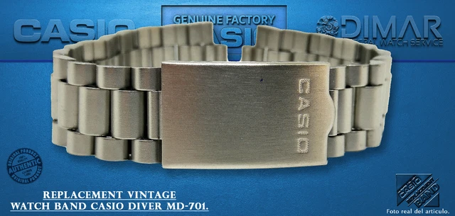 REMPLACEMENT ORIGINAL MONTRE Band Casio Diver MD-701. NOS EUR 65,05 ...