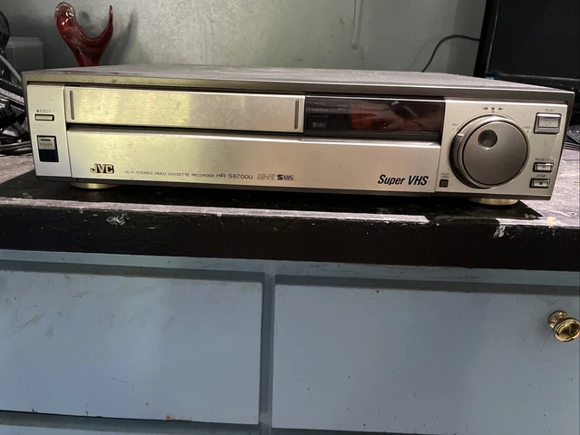 JVC HR-S6700U S-VHS Super VHS Hi-Fi VCR Recorder 4 Head Hi Fi Read Description £41.78 - PicClick UK