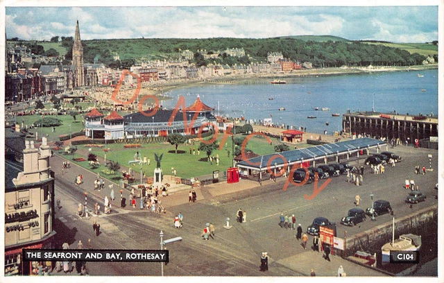 ROTHESAY ARGYLL THE Seafront and Bay c1960 Postcard (E023) £4.10 ...