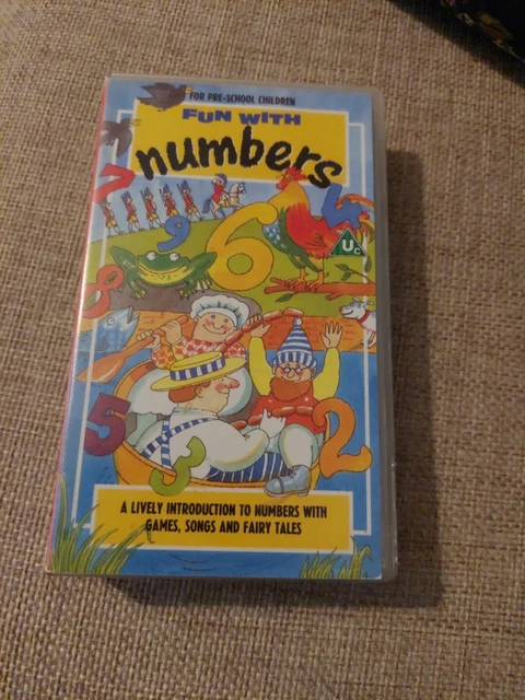 FUN WITH NUMBERS Vhs - Rare Retro Movie Tape £5.99 - PicClick UK