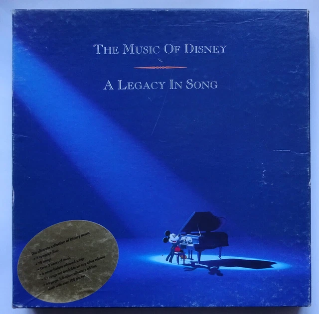 THE MUSIC OF DISNEY A Legacy In Song - 3-Disc CD Box Set (1992) £14.99 ...