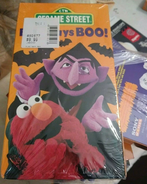 SESAME STREET - Elmo Says Boo VHS RARE VINTAGE COLLECTIBLE BRAND NEW £ ...