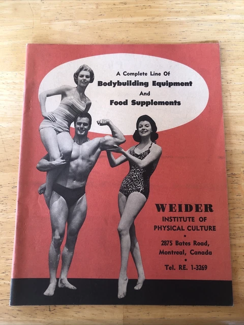 1960S WEIDER CATALOG! Ben Weider Old Vintage Collection! $9.99 ...
