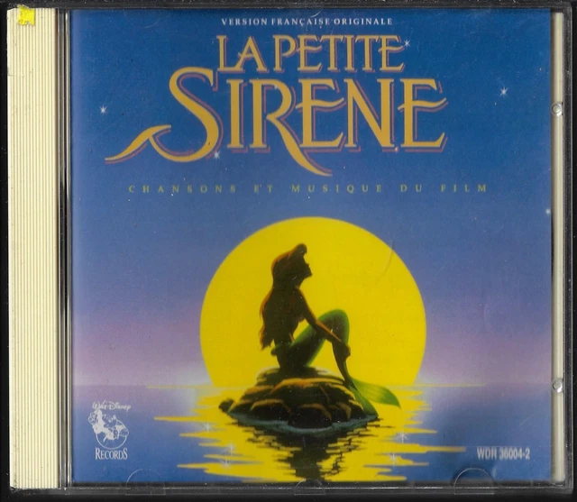LA PETITE SIRENE-DISNEY-THE Little Mermaid OST CD French Language ...