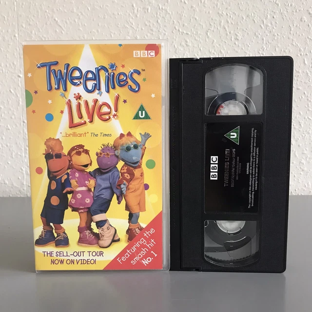 TWEENIES LIVE - Bbc Vhs Video - Tweenies Live! - It’s Messy Time ...
