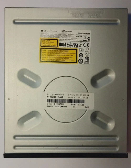LG BH10LS38 FIRMWARE V1.03 masterizzatore Blu-Ray libero ripplock: EUR ...