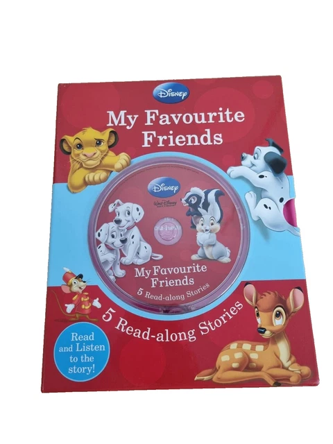 DISNEY MY FAVORITE friends read along books set of 5 in case disney my ...