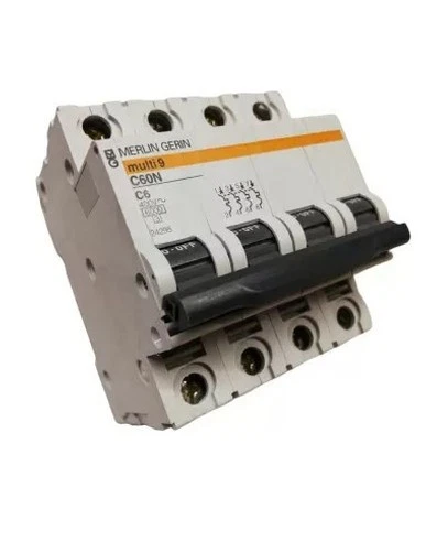 MERLIN GERIN 24295 Interrupteur Magnétothermique 4p 6a 6k C 4mod c60 EUR 93,25 - PicClick FR