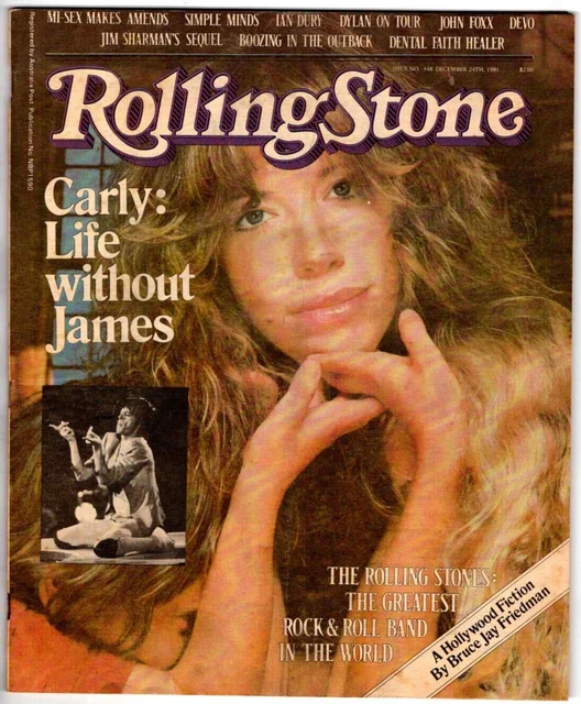MAGAZINE - ROLLING Stone No.348 Carly Simon EUR 13,75 - PicClick FR