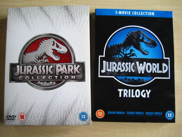 JURASSIC PARK COLLECTION & Jurassic World Trilogy DVD 1-6 Movie Films ...