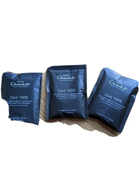 HOTEL CHOCOLAT 100% Dark Velvetiser x 3 Sachets £4.00 - PicClick UK