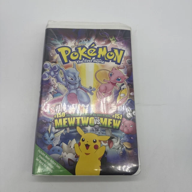POKÉMON THE FIRST Movie: Mewtwo Strikes Back (VHS, 2000, Clamshell) £6. ...