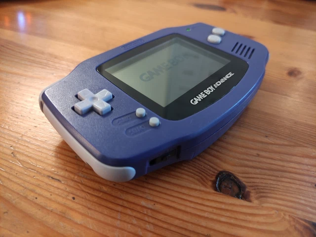 NINTENDO GAMEBOY ADVANCE Original Purple Handheld Retro Gaming Console AGB-001🍄 £56.98 - PicClick UK