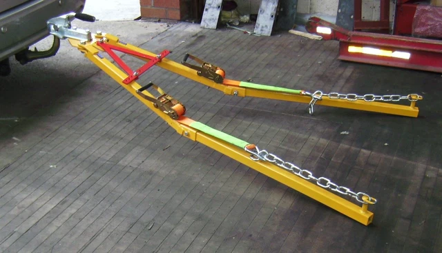 A FRAME TOW Bar / Towing Dolly (Genuine UK Bradley Cast Steel Hitch) 2. ...