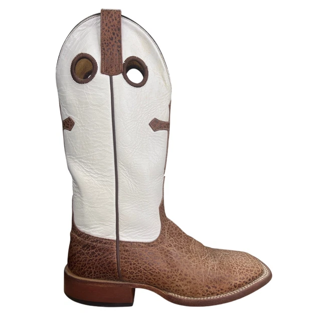 ANDERSON BEAN HORSEPOWER Men’s White Cross Cowboy Boots Size US 8 D £ ...