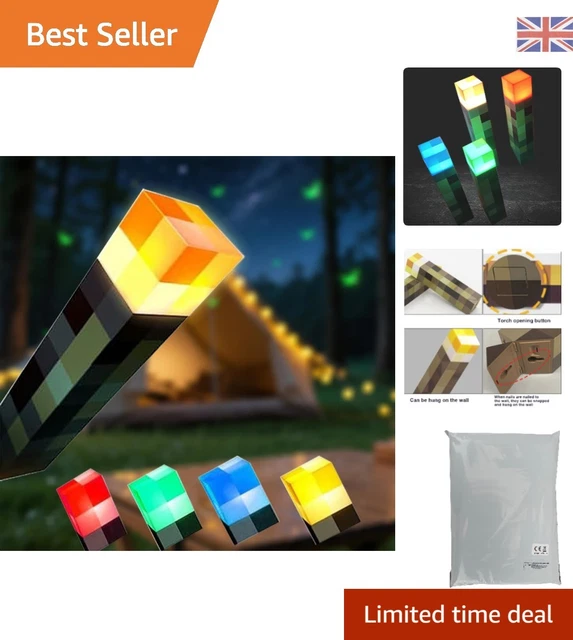 MULTICOLOR LED CRAFT Torch - USB Rechargeable Night Light for Cosplay ...