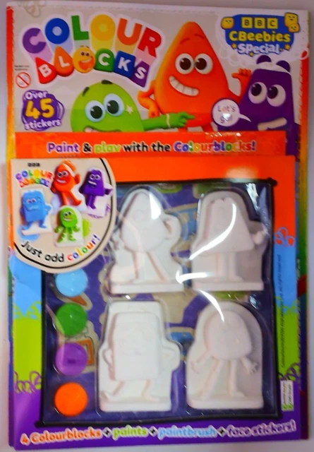 BBC CBEEBIES SPECIAL magazine #208 2026 Colour Blocks: 45 Stickers ...