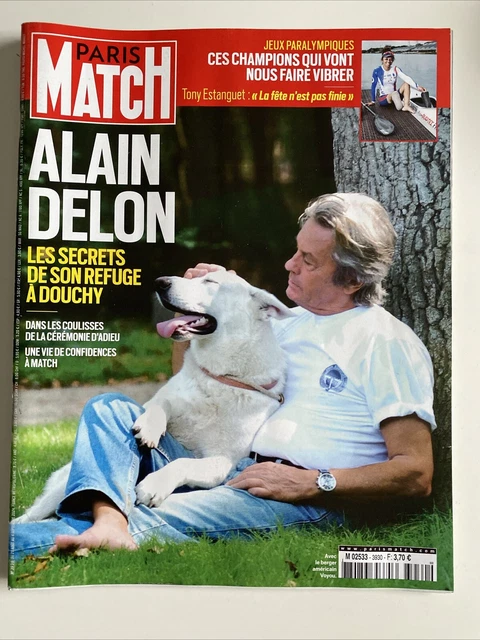 ALAIN DELON - magazine Paris Match Août 2024 EUR 15,00 - PicClick FR
