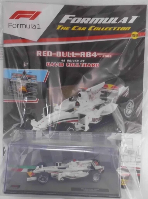 PANINI FORMULA 1 F1 Collection Partwork #189 Scale Model Red Bull RB4 ...
