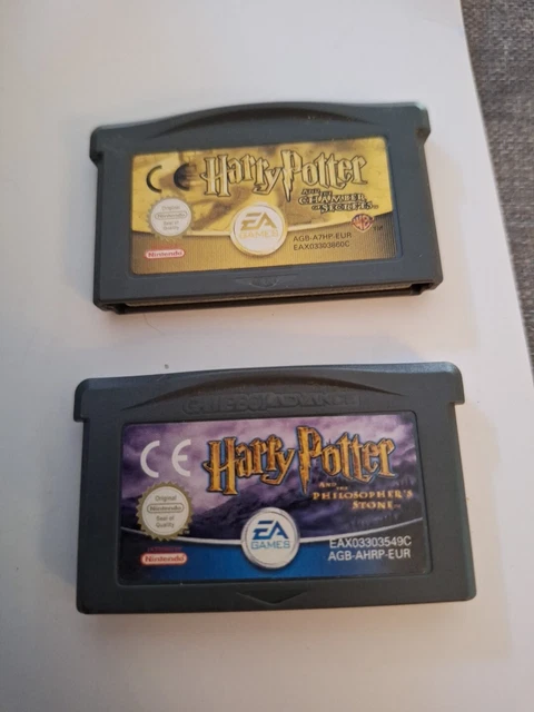 HARRY POTTER CHAMBER Of Secrets/Philosophers Stone-Nintendo Gameboy ...