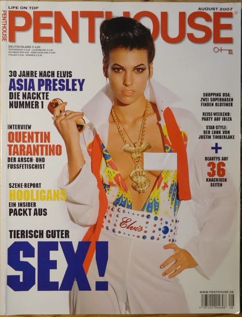 PENTHOUSE MAGAZINE, 8 Août 2007. Asia Presley. Georgia. Édition ...
