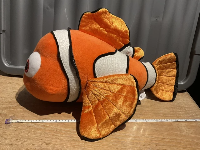 DISNEY STORE PLUSH Nemo Finding Nemo Clown Fish Plush Soft Toy Stamped ...