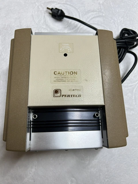 PERTECH MODEL 5000 Card Laminator Laminating Machine I.D. Maker $24.50 ...