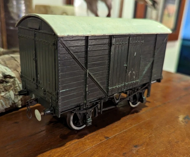 KIT BUILT PARKSIDE Dundas O Gauge Ps34 Gwr 12 Ton 'Mogo' Motor Car Van ...