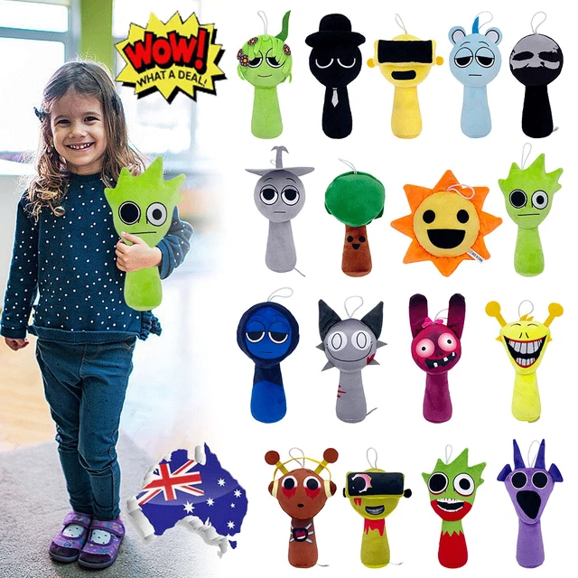 SPRUNKI PLUSH TOY Doll Simon Oren Wenda Sprunki Plushies Stuffed Doll ...