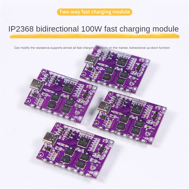 IP2368 BIDIRECTIONAL 100W Fast Charging Module Buck-Boost Type-C 4S Lithium8075 $39.59 - PicClick AU