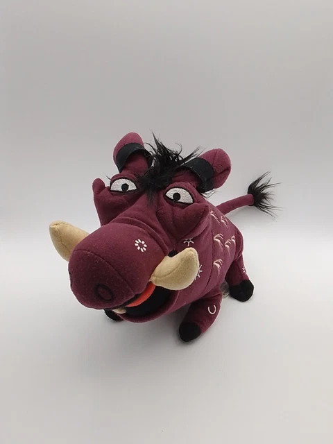 DISNEYS THE LION King Pumba Plush Soft Toy Broadway Musical Tribal ...