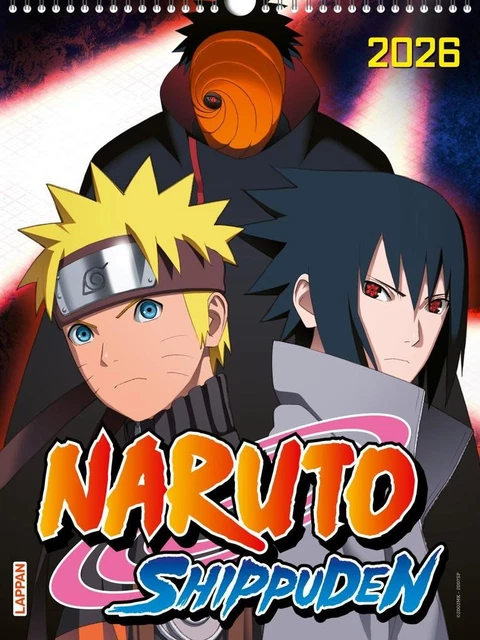 NARUTO SHIPPUDEN POSTERKALENDER 2026 EUR 15,96 - PicClick DE