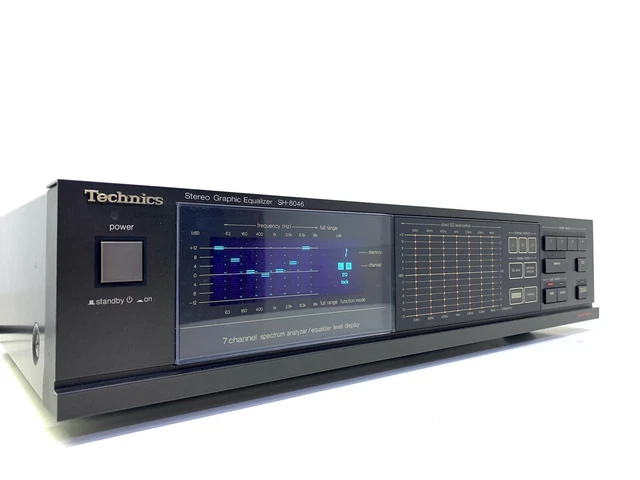 TECHNICS SH-8046 STEREO Graphic Equalizer Spectrum Analyzer Vintage ...