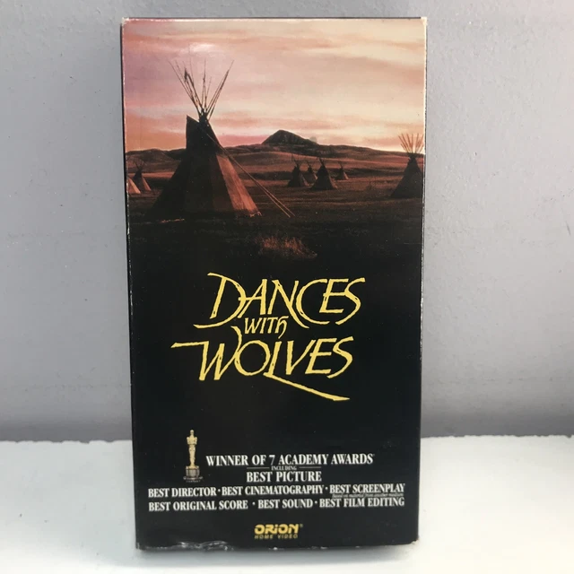 DANCES WITH WOLVES VHS Video Tape Kevin Costner Native Americas BUY 2 ...