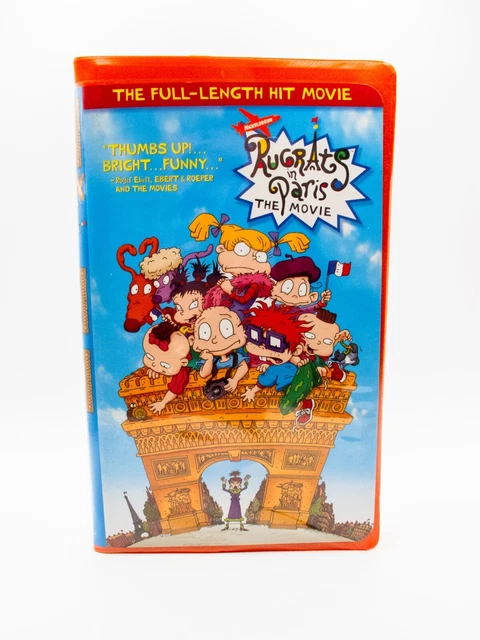 RUGRATS IN PARIS The Movie (VHS 2001) | Nickelodeon Clamshell Orange ...